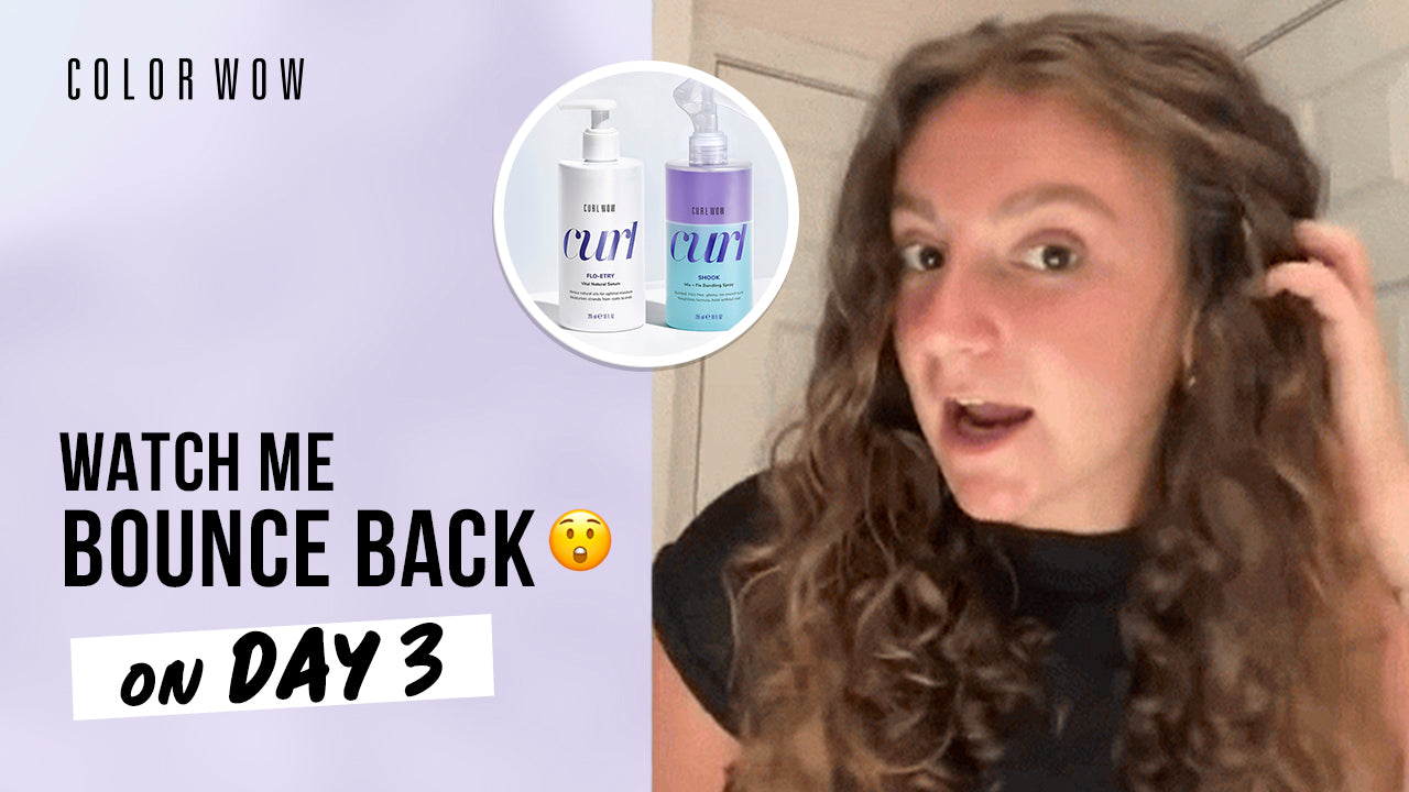 How to Refresh Day 3 Curls with Flo-etry and Shook – Color Wow