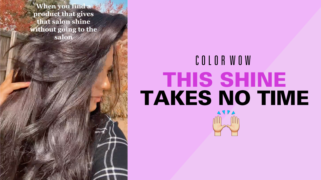 The Best Hair Shine Spray | Get Shiny Hair Between Salon Visits – Color Wow