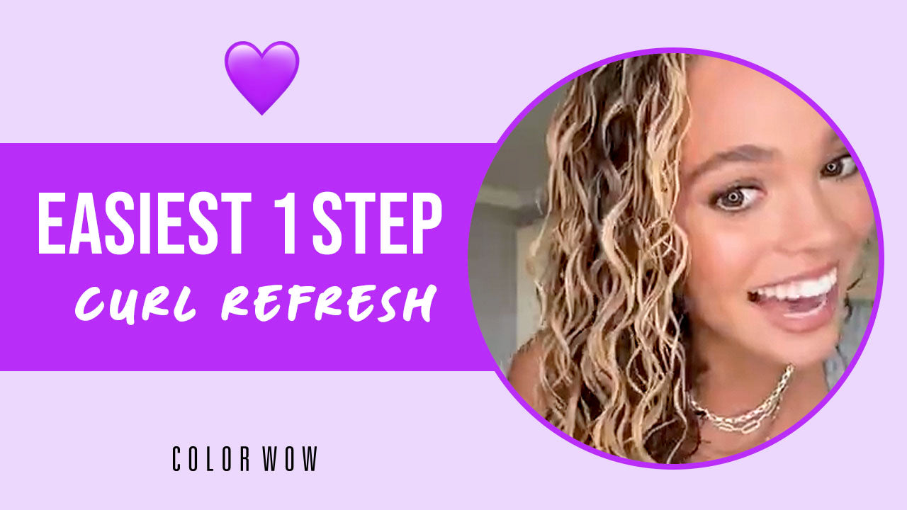 Juicy & Defined Curls: Shook Spray Tutorial - Color Wow