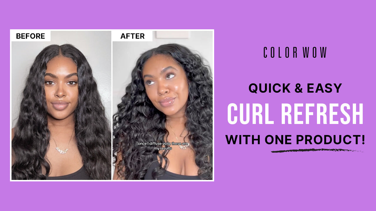 Quick & Easy Curl Refresh Using Curl Wow Shook – Color Wow