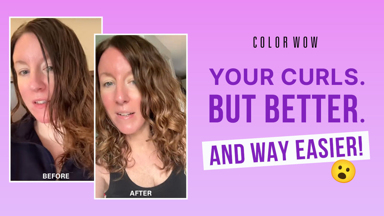 How to Define Natural Curls & Tame Poofy Hair – Color Wow