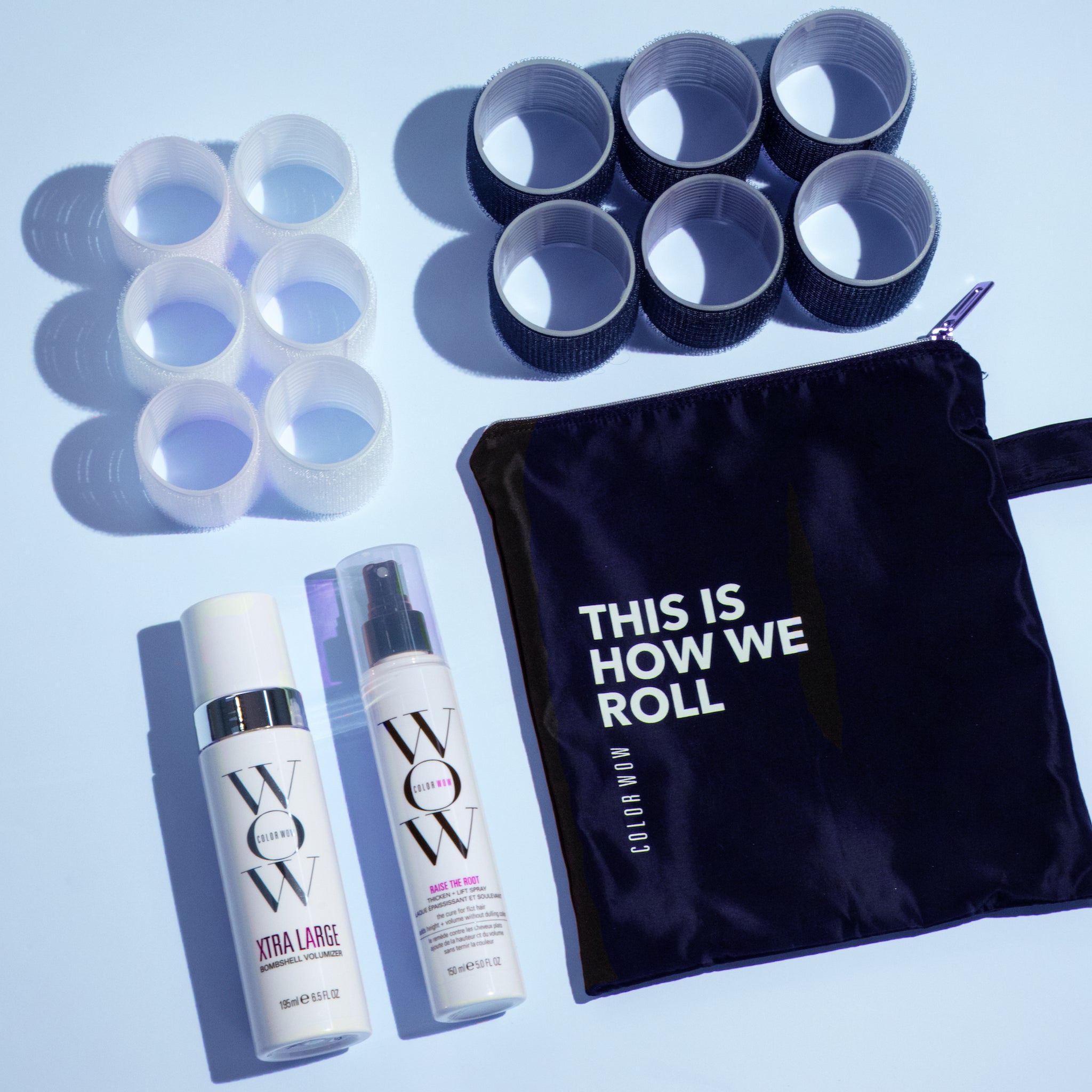 Big Hair Gift Set: Xtra Large, Raise The Root + Hair Rollers – Color Wow
