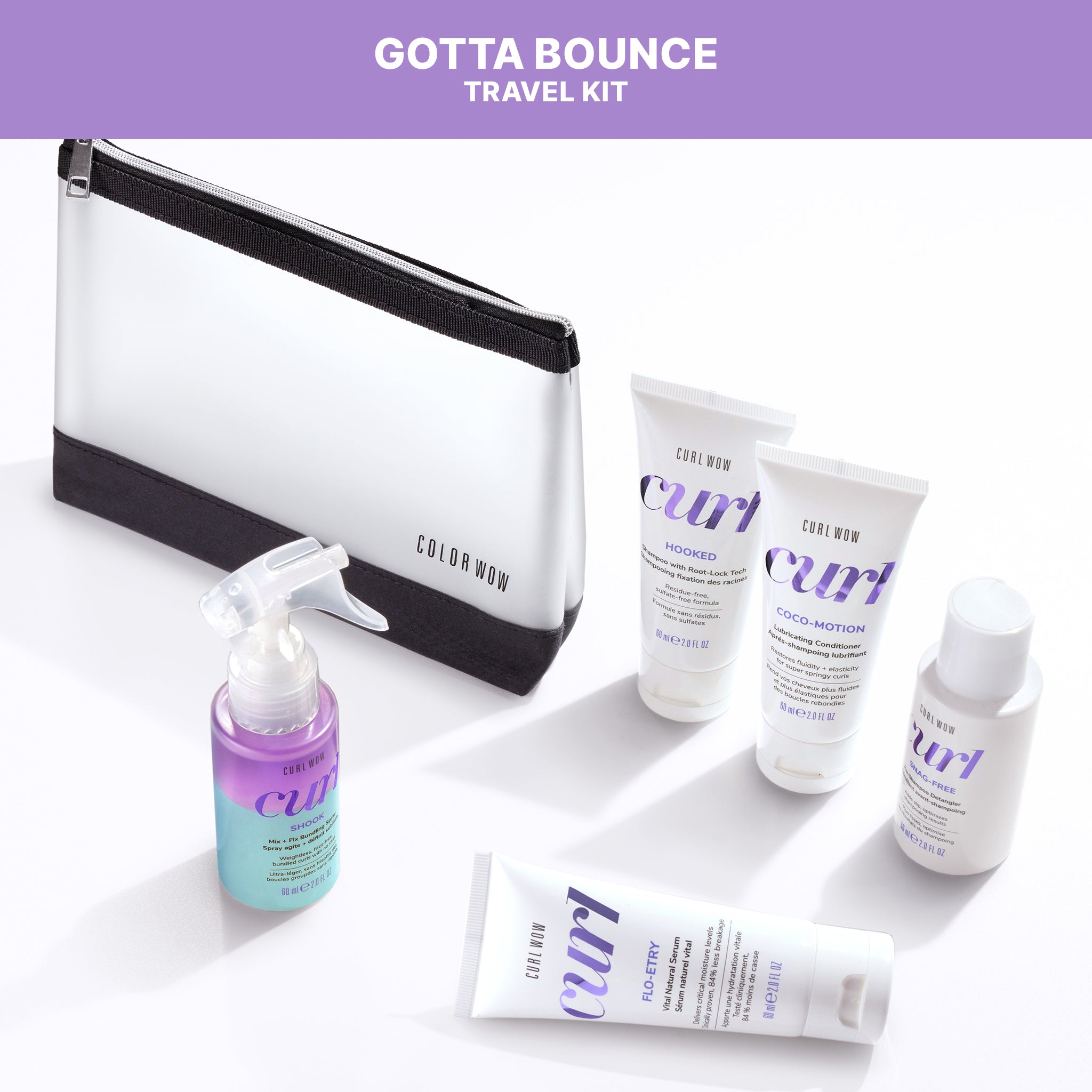 Gotta Bounce: Curly Hair Travel Kit – Color Wow