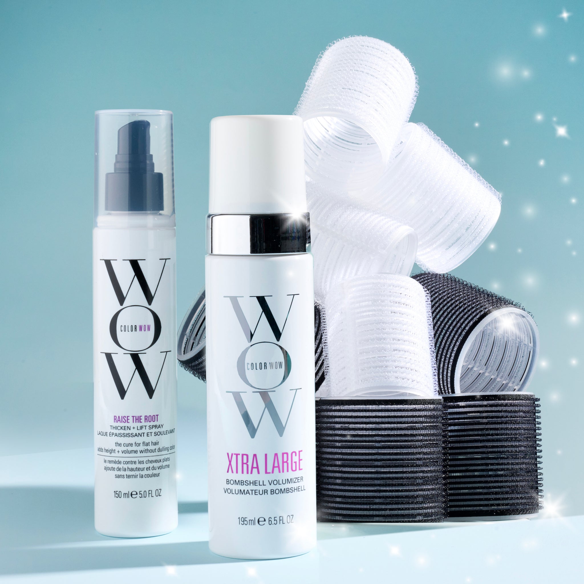 Big Hair Gift Set: Xtra Large, Raise The Root + Hair Rollers – Color Wow