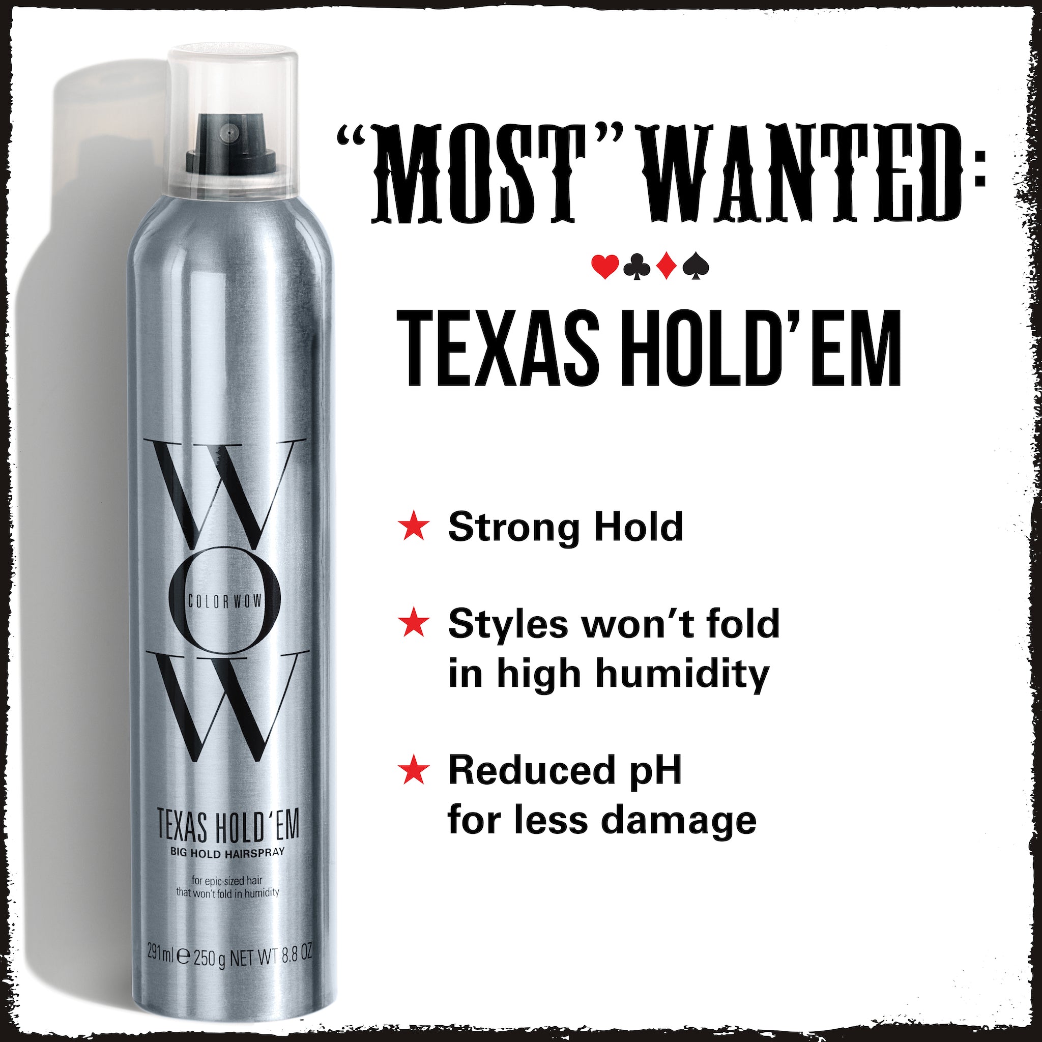 Strong Hold Hairspray with Heat Protection | Texas Hold 'Em by Color Wow